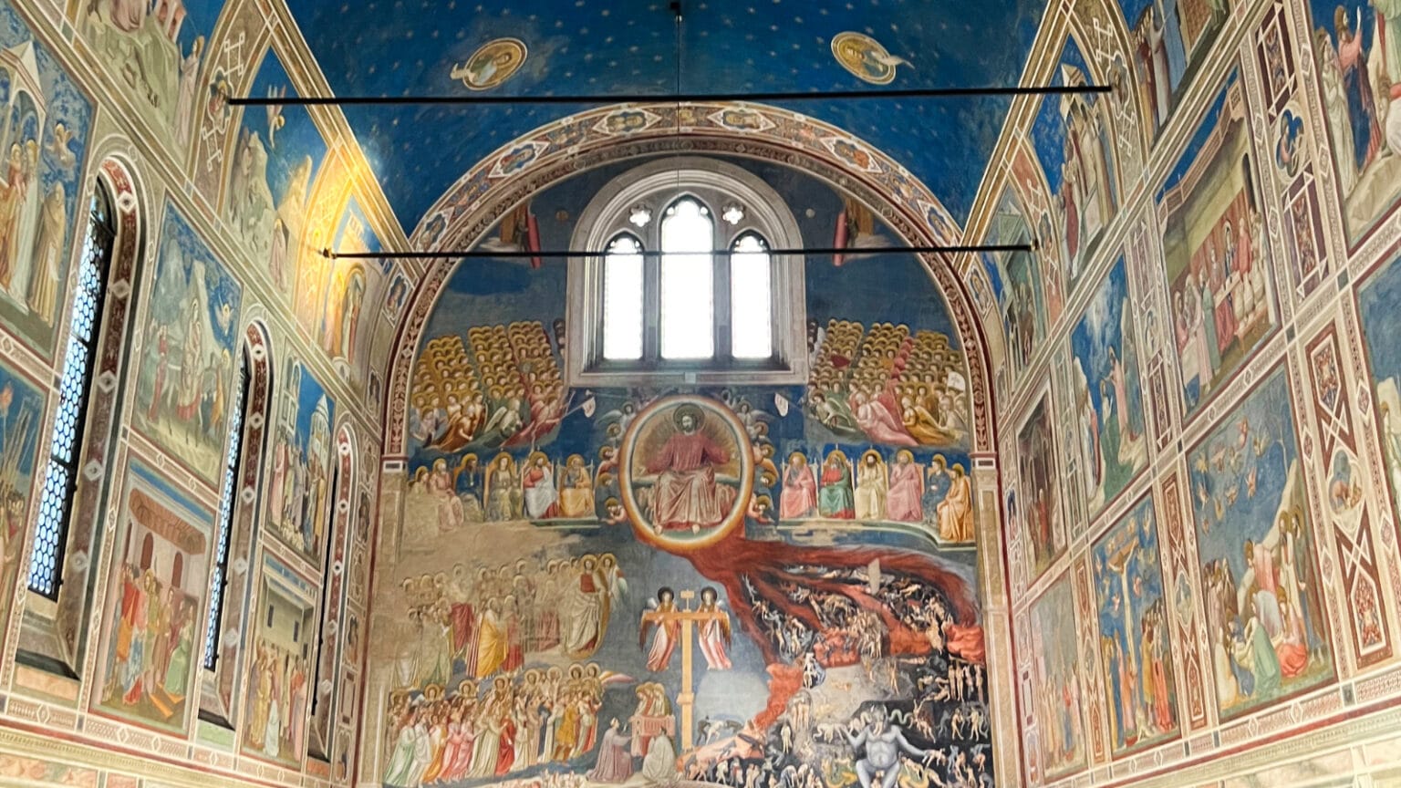 Giotto Frescoes in the Scrovegni Chapel in Padua